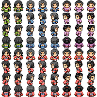 RPG Japanese Sprites by Shondra Felt | Photobucket
