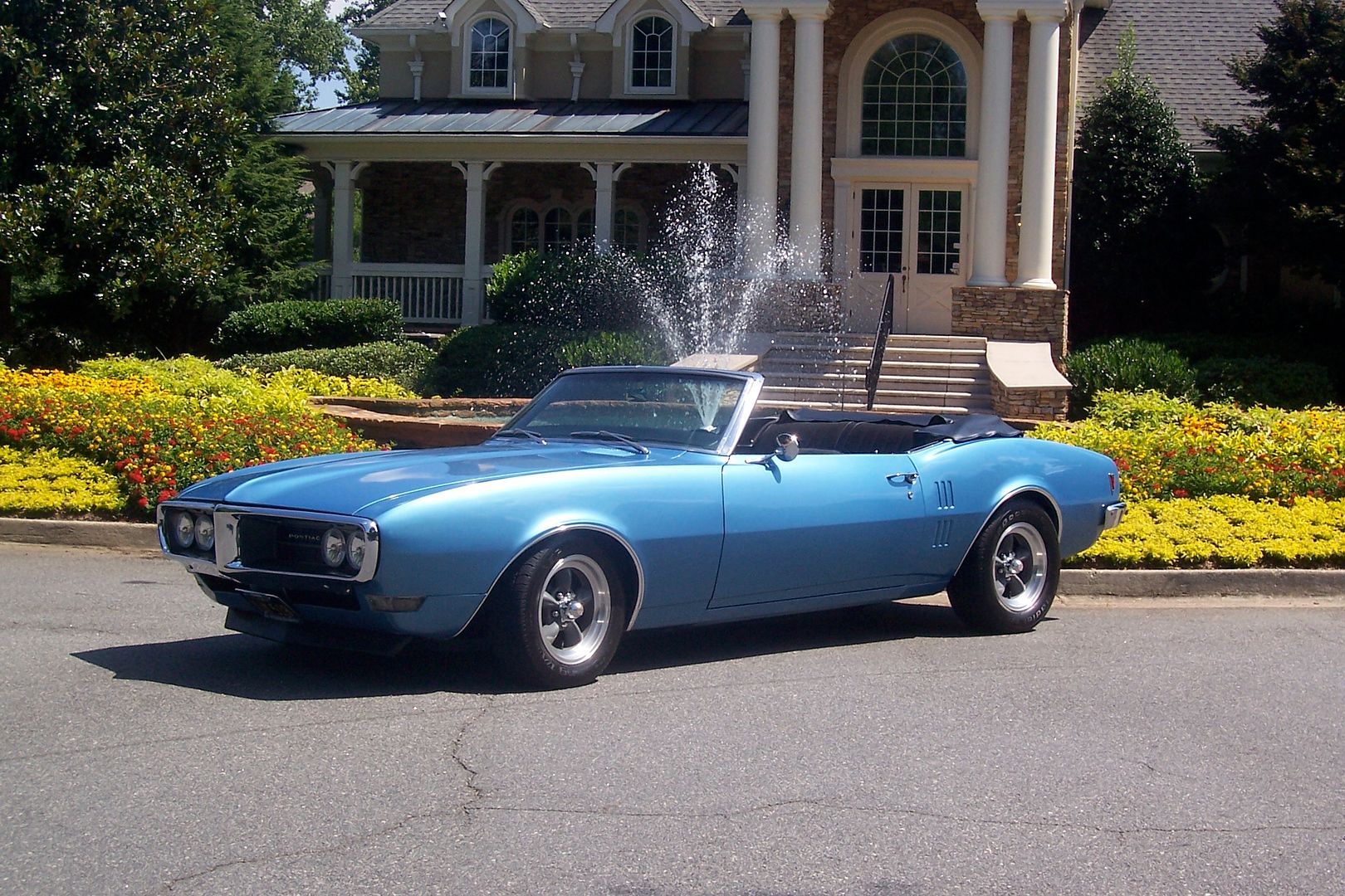 68 Firebird Convertible Blue